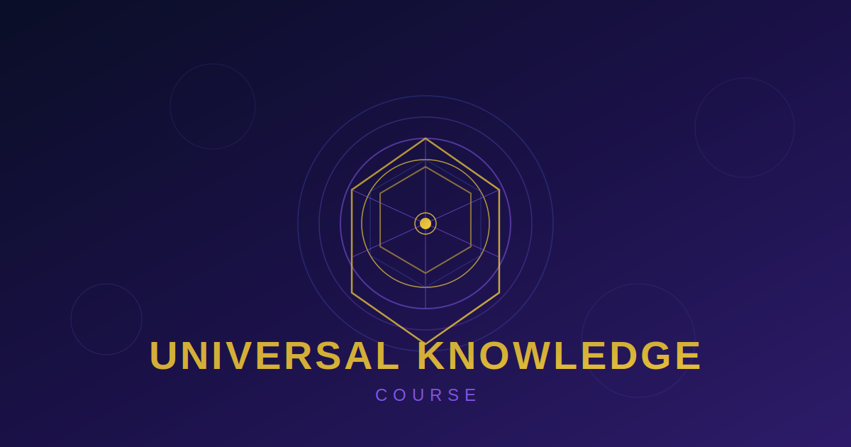 Universal Knowledge - A 6-Week Journey to Universal Literacy